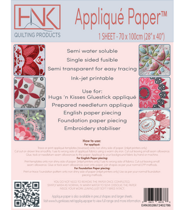 EPP iron ons & Applique Paper – Creature Crafts